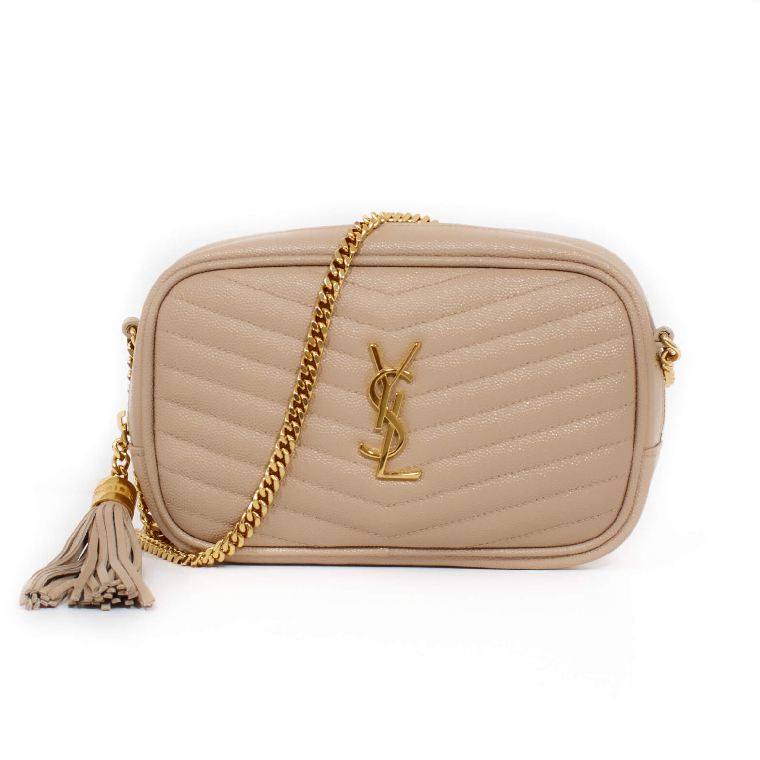 Saint Laurent LOU Mini Tasche DARK BEIGE YSL - Coco Liebt Louis